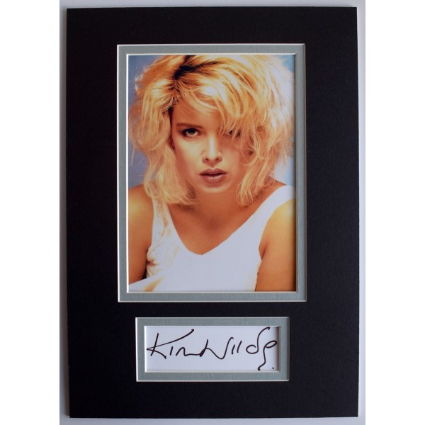 Kim Wilde Signed Autograph A4 photo display Kids in America Music AFTAL COA