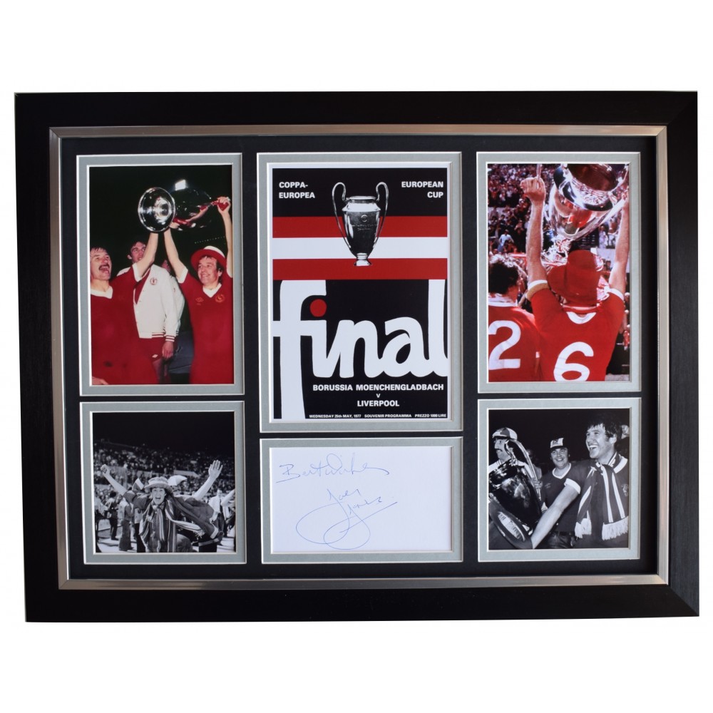 Joey Jones Signed Autograph framed 16x12 photo display Liverpool ...