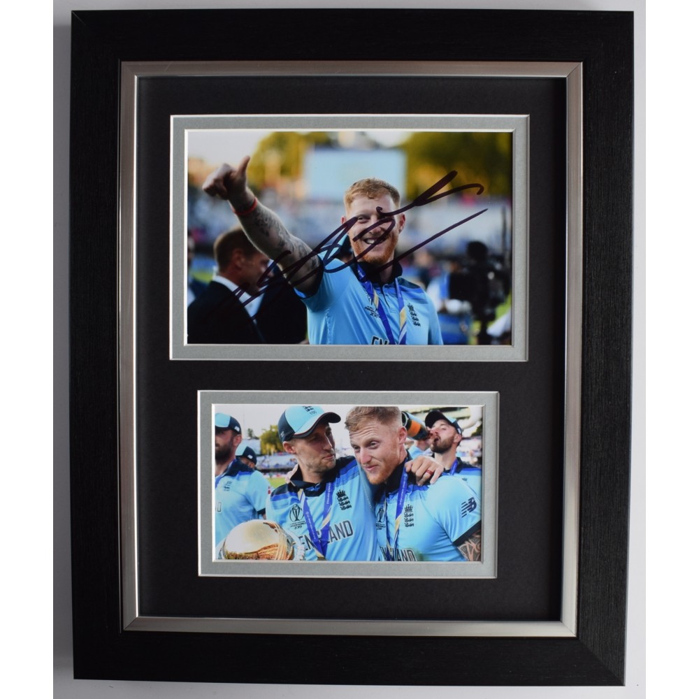Ben Stokes Signed 10x8 Framed Photo Autograph Display England Cricket ...