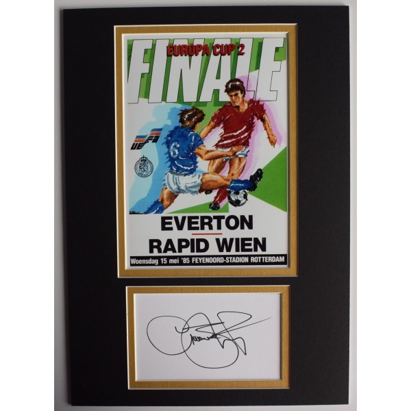 Graeme Sharp Authentic Memorabilia and Autographs