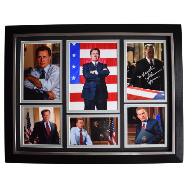 Martin Sheen Signed Autograph framed 16x12 photo display West Wing TV ...