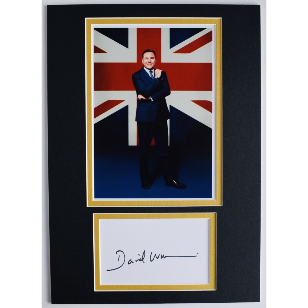 David Walliams Signed Autograph A4 photo display Britains Got Talent TV ...