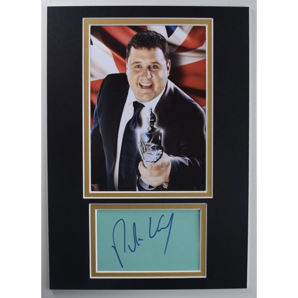 Peter Kay Signed Autograph A4 photo display Comedy Phoenix Nights COA AFTAL