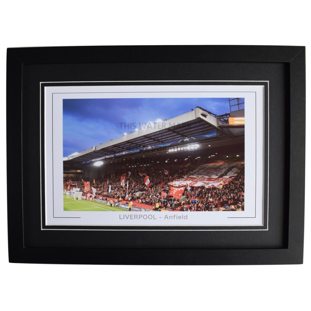 Liverpool A4 Photo Mount Display Anfield Football Stadium Perfect Gift