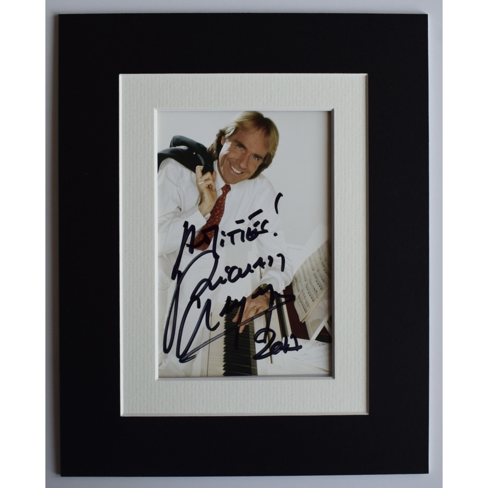 Richard Clayderman Signed Autograph 10x8 photo display Piano Pianist ...