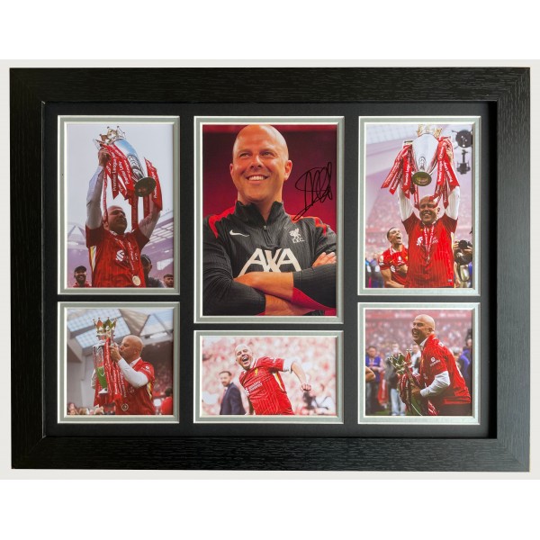 Arne Slot Signed Autograph framed 16x12 photo display Liverpool ...