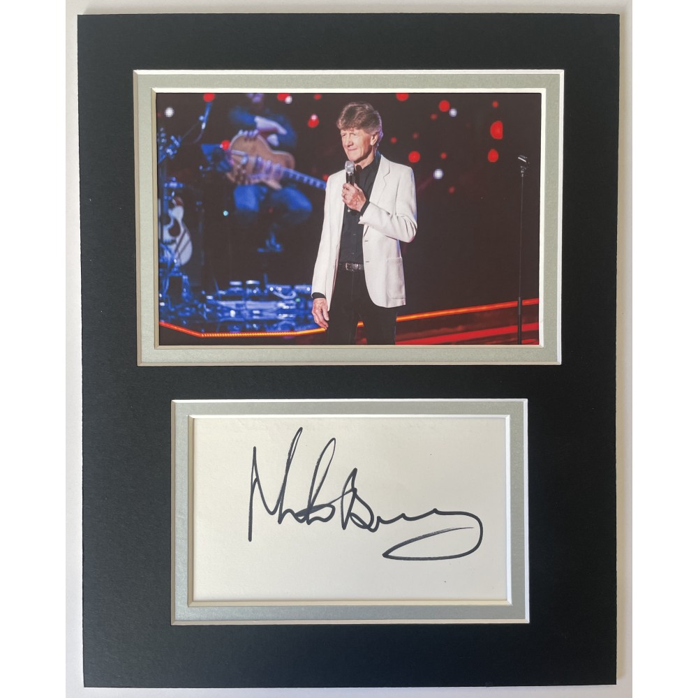 Mike Berry Signed Autograph 10x8 photo mount display Music Singer TV ...