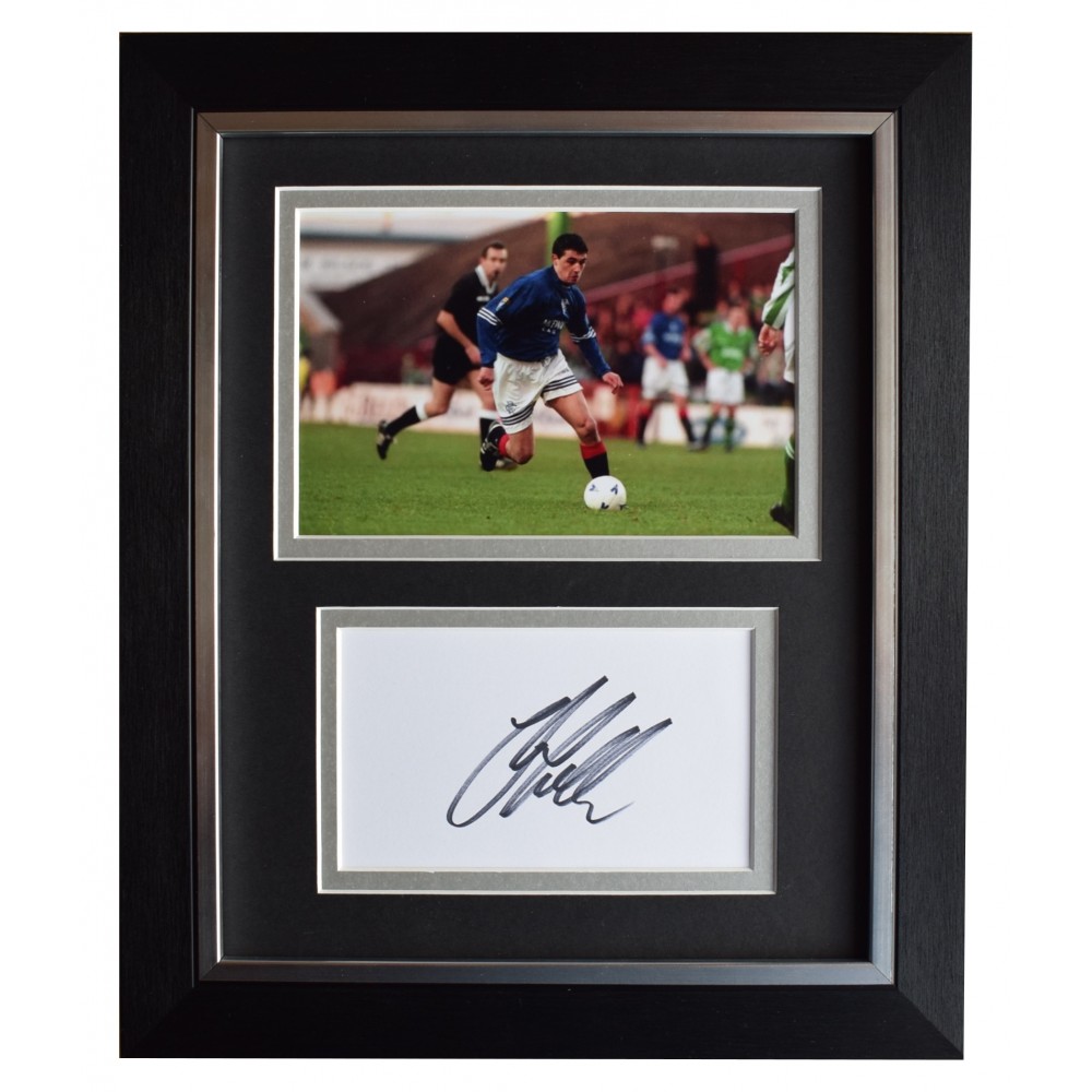 Charlie Miller Signed 10x8 Framed Autograph Photo Display Rangers ...
